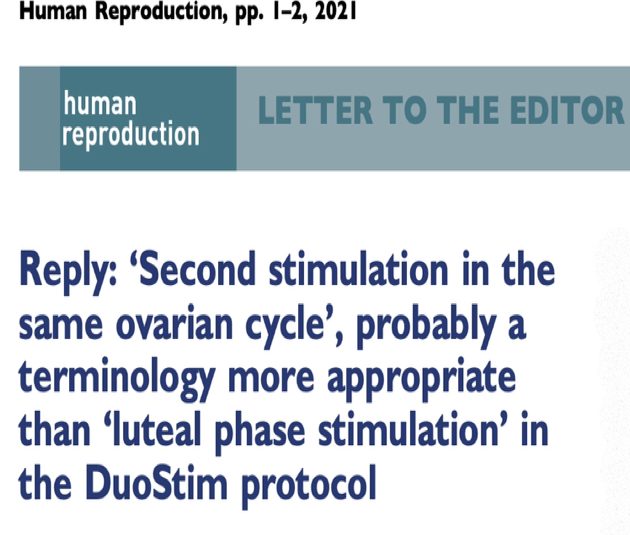 Second stimulation in the same ovarian cycle