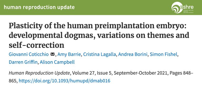 Plasticity of the human preimplantation embryo